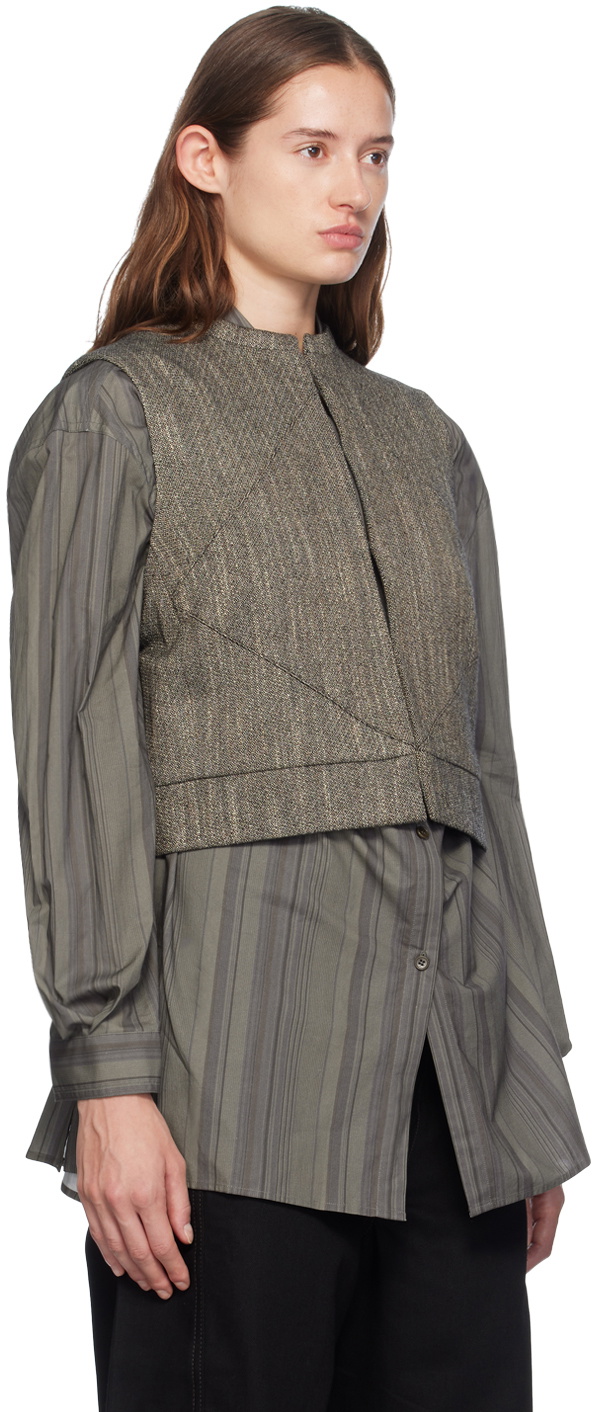 AMOMENTO Gray Motive Vest AMOMENTO