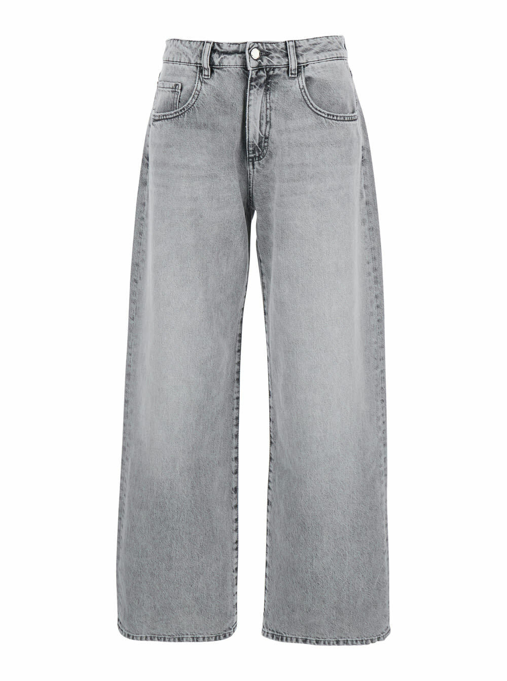 Icon Denim bea Grey Jeans With Belt Loops And Logo Patch On The Rear In ...