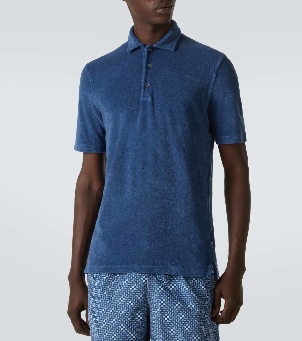 Fedeli Mondial cotton terry polo shirt Fedeli