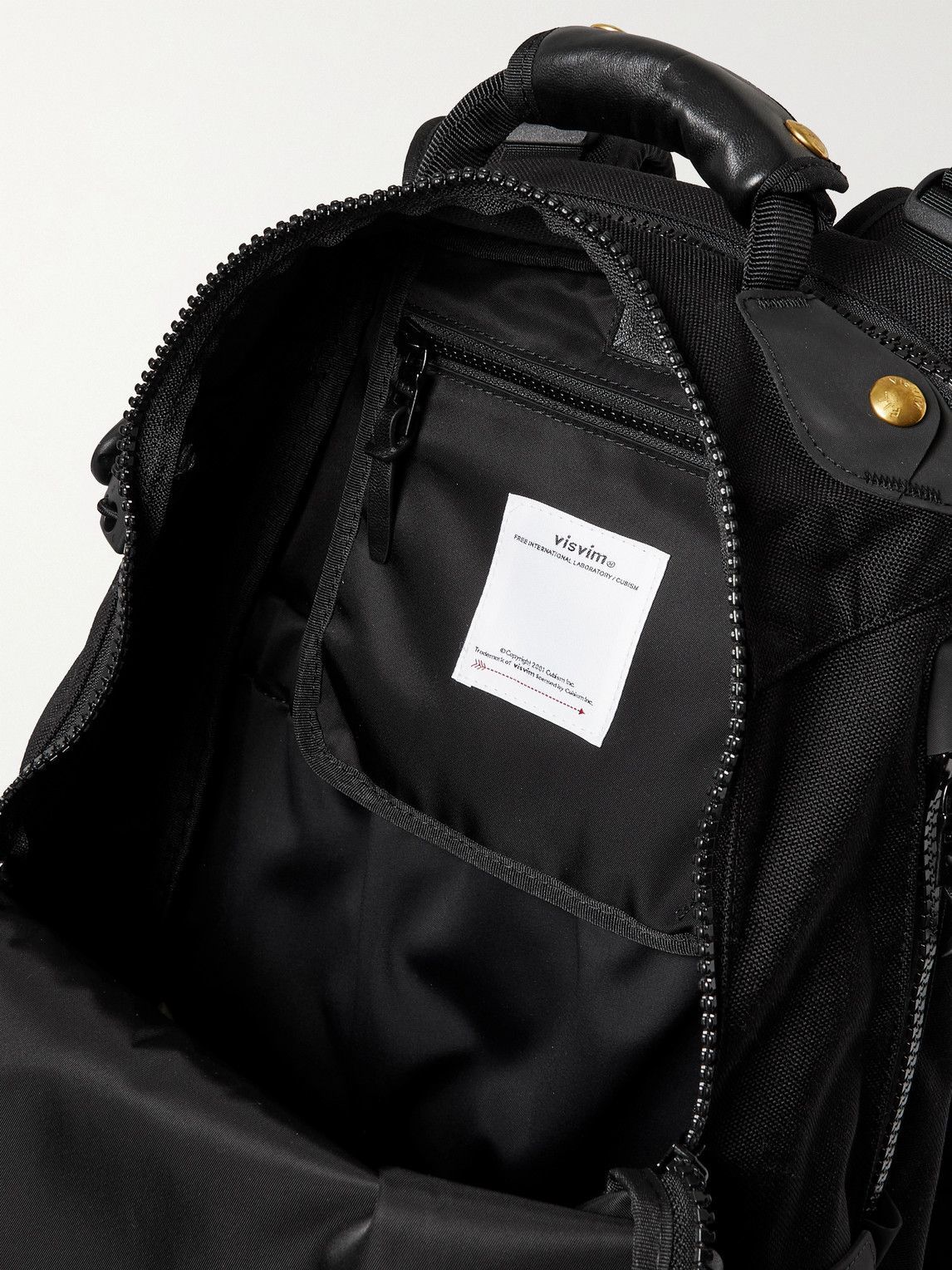 Visvim - Leather-Trimmed CORDURA Backpack Visvim