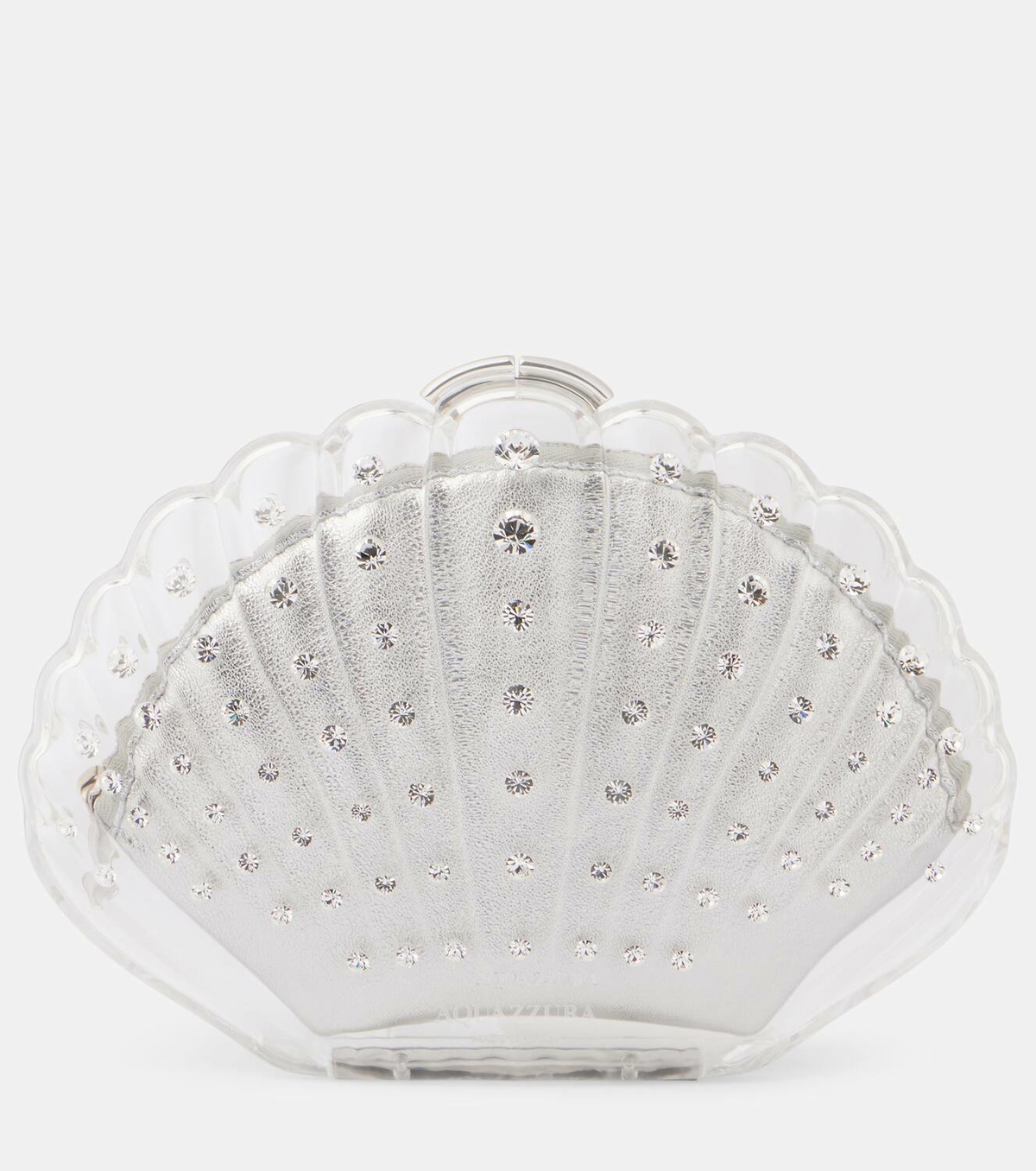 Aquazzura Crystal Shell embellished clutch Aquazzura