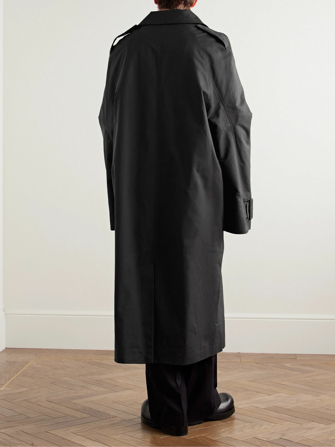 Entire Studios - Wellington Oversized Double-Breasted Cotton-Canvas ...