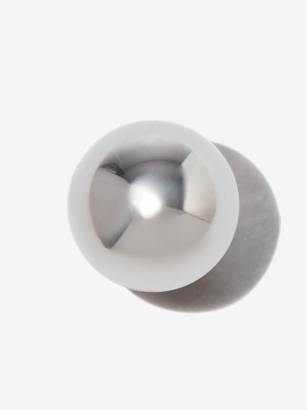 MARIA TASH 18K White Gold Ball Stud Earring Maria Tash