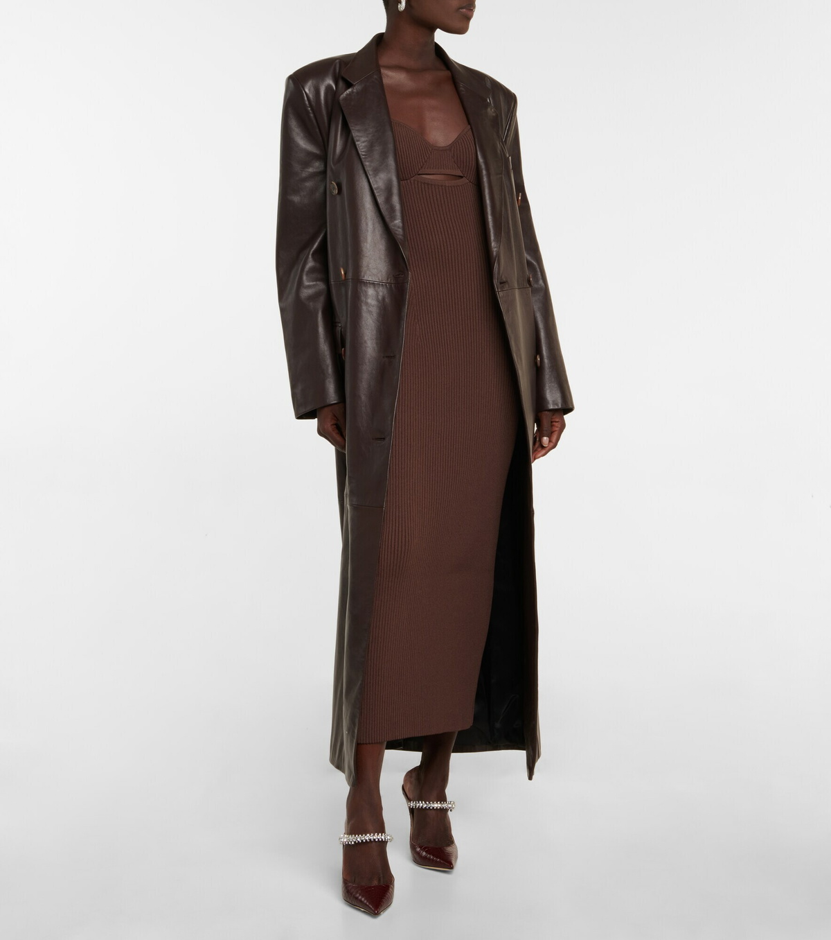 Jimmy Choo - Bing 100 croc-effect leather mules Jimmy Choo