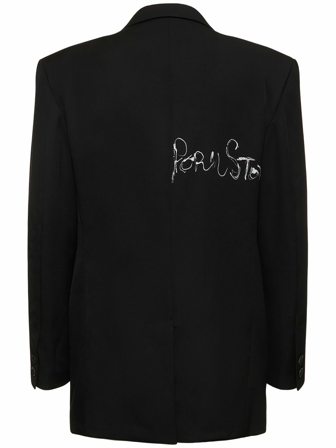 YOHJI YAMAMOTO - Wool Double Lapel Jacket Yohji Yamamoto