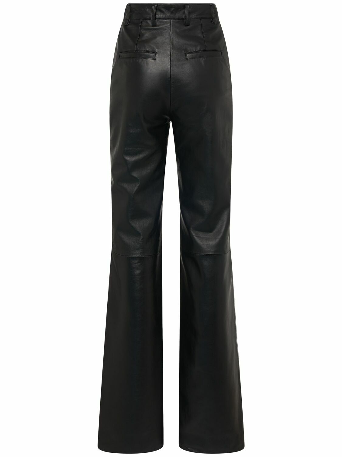 GIUSEPPE DI MORABITO Leather Flared Pants Giuseppe di Morabito