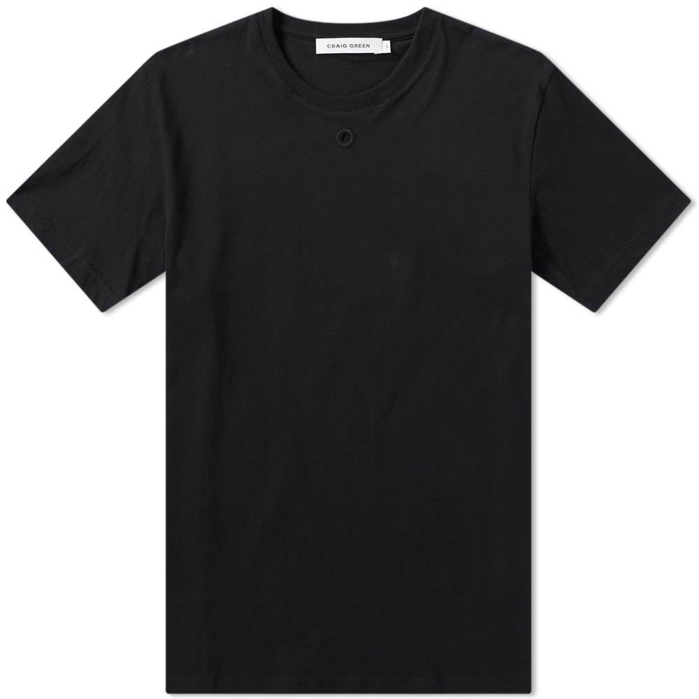 Craig Green Embroidered Hole Tee Black Craig Green
