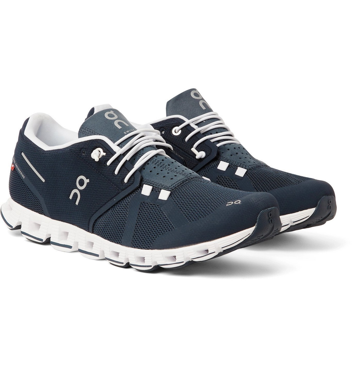 On - Cloud Mesh Slip-On Running Sneakers - Blue On