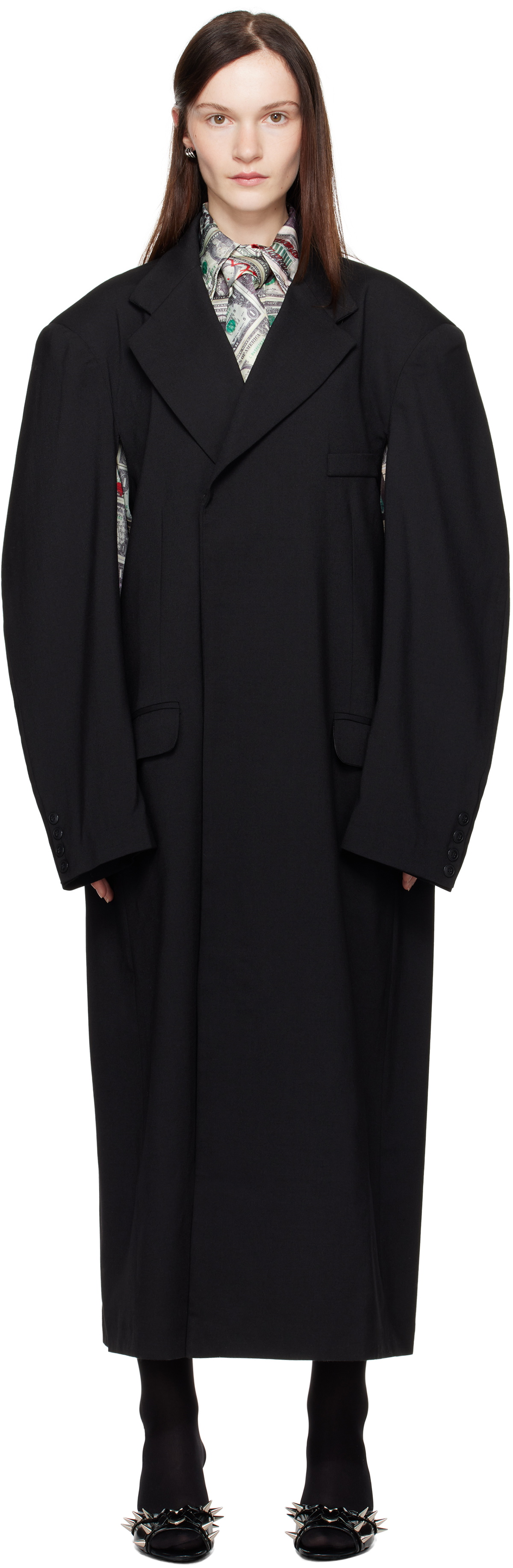 ABRA Black Blazer Coat ABRA
