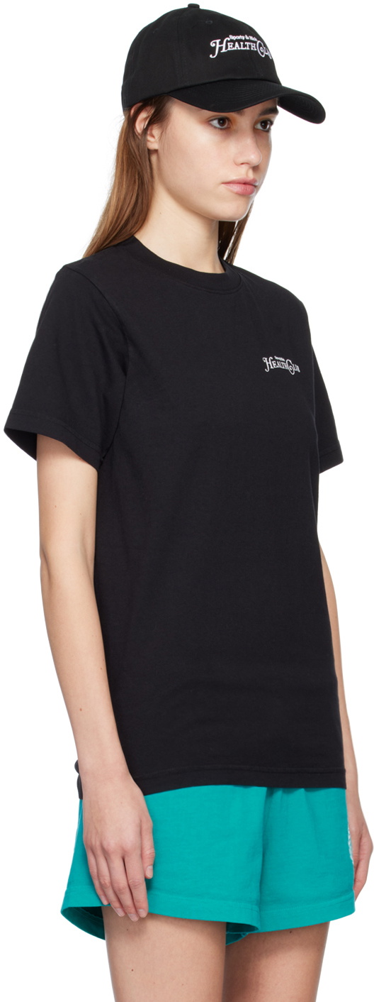Sporty & Rich Black Rizzoli T-Shirt Sporty & Rich