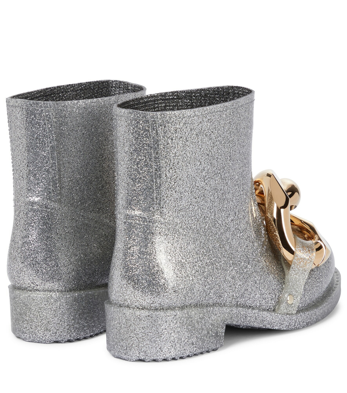 JW Anderson - Chain glitter ankle boots JW Anderson