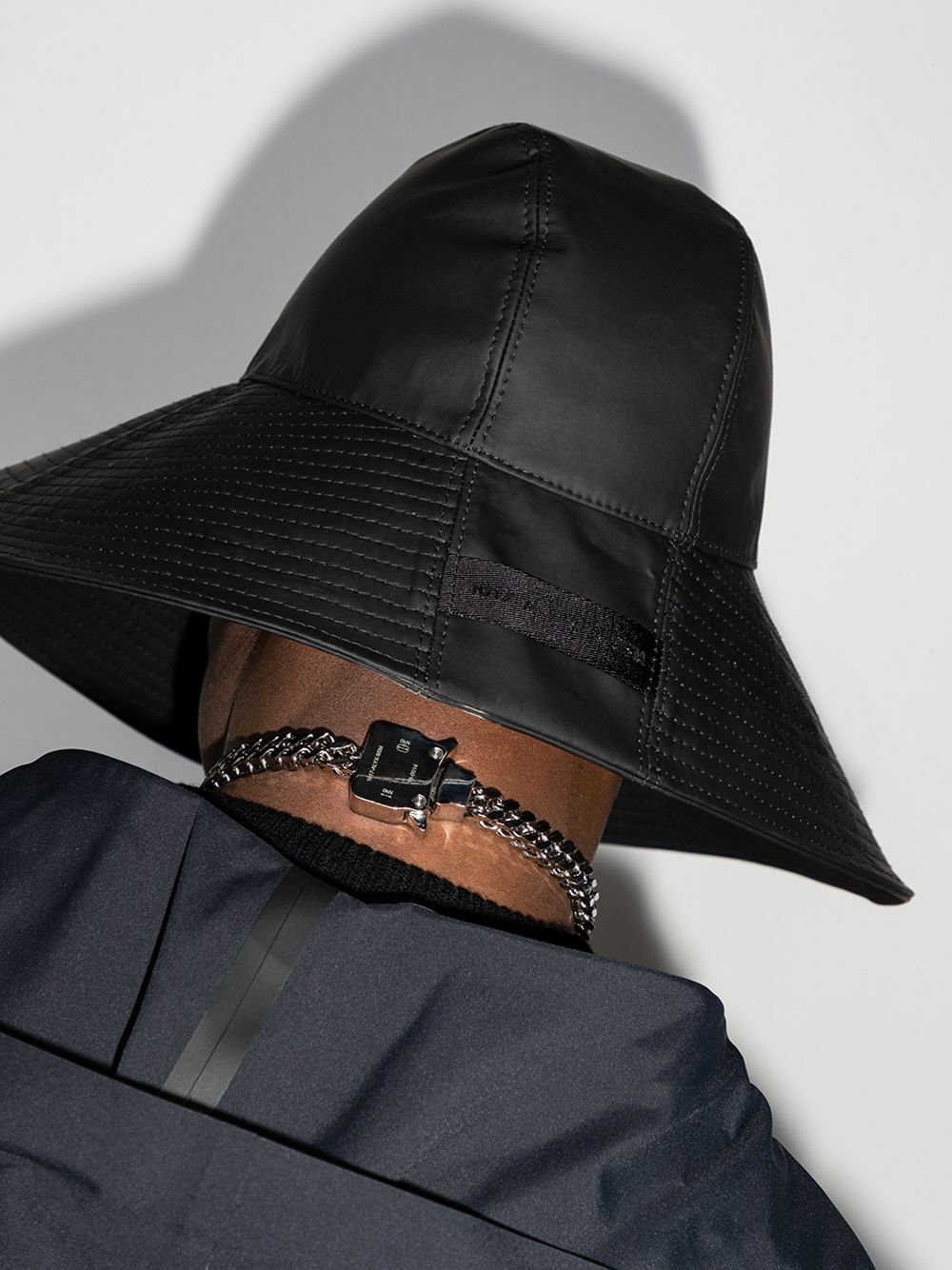 1017 ALYX 9SM Silver Tone Cubix Chain Necklace 1017 ALYX 9SM