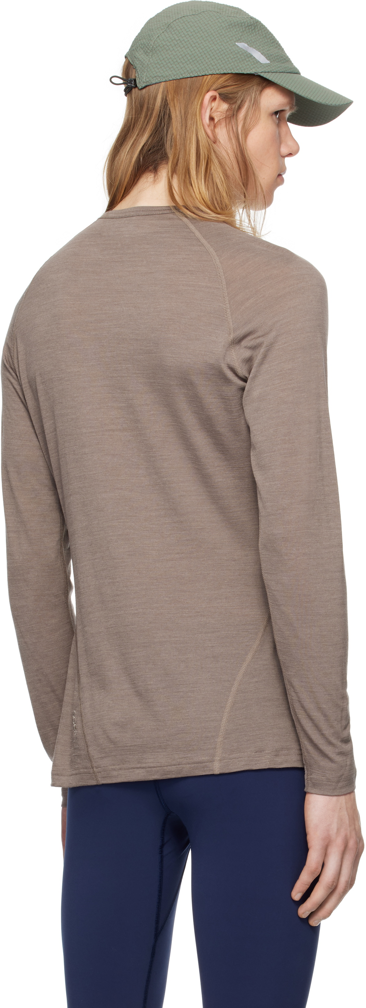 Soar Running Brown Merino & Silk Base Layer T-Shirt Soar Running