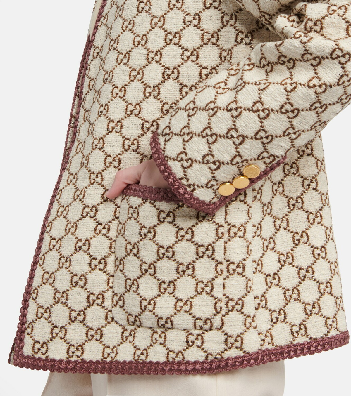 Gucci - GG jacquard tweed jacket Gucci