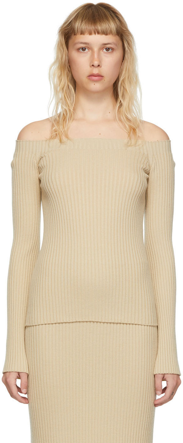 Chloé Beige Wool Sweater Chloe