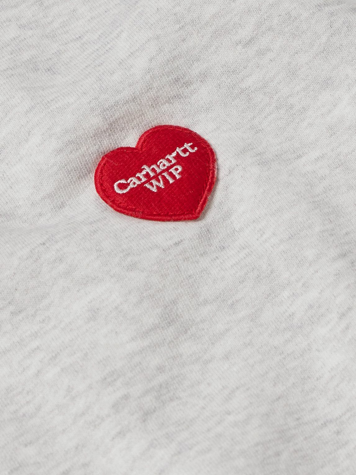 Carhartt WIP - Logo-Appliquéd Cotton-Jersey Sweatshirt - Gray Carhartt WIP