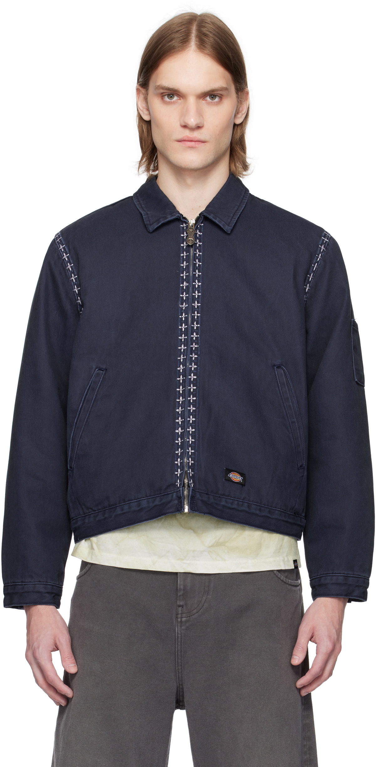Thug Club Navy Dickies Edition X Stitch Eisenhower Jacket Thug Club