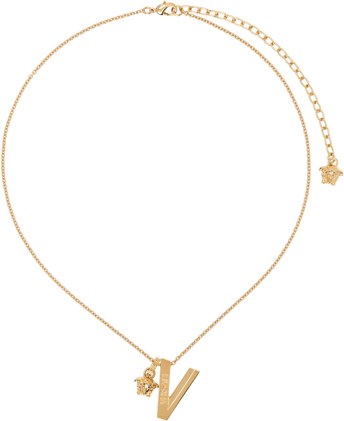 Versace Gold Greca Necklace Versace