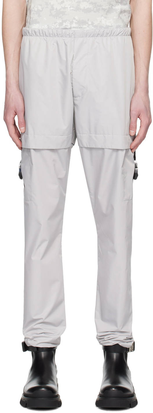 Givenchy Gray Buckle Cargo Pants Givenchy