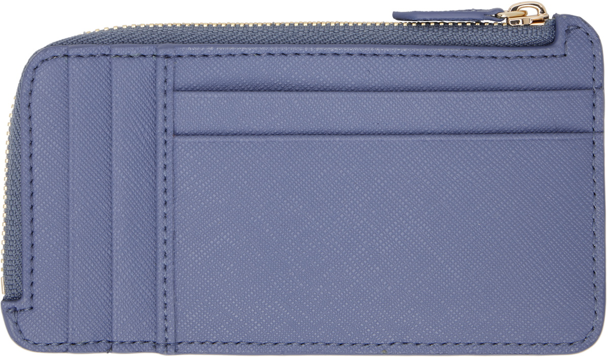 Vivienne Westwood Blue Zip Card Holder Vivienne Westwood