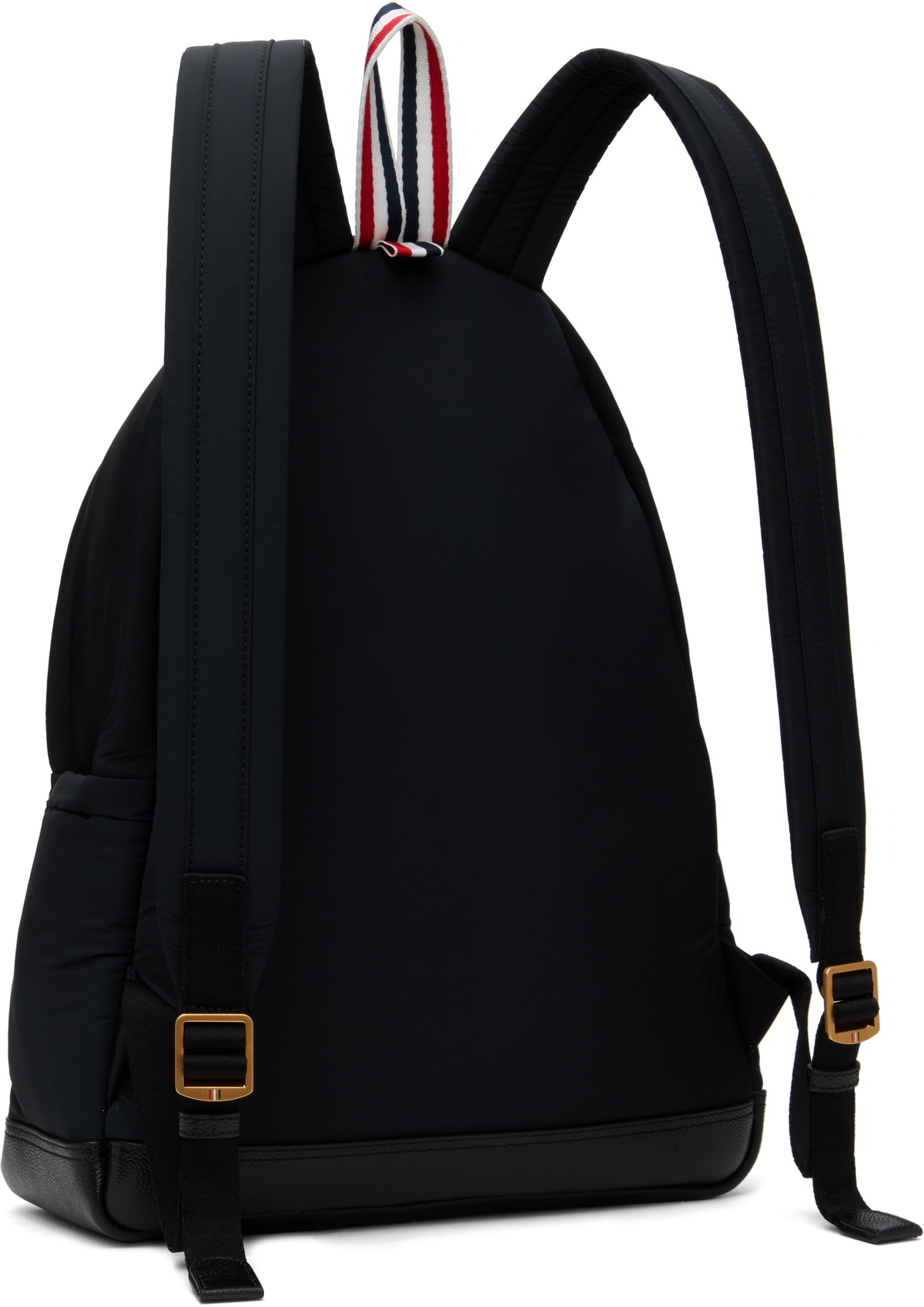 Thom Browne Black Poly Twill Multipocket Backpack Thom Browne