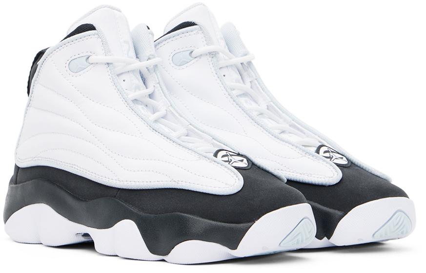 Nike Jordan Kids White & Black Jordan Pro Strong Big Kids Sneakers Nike ...