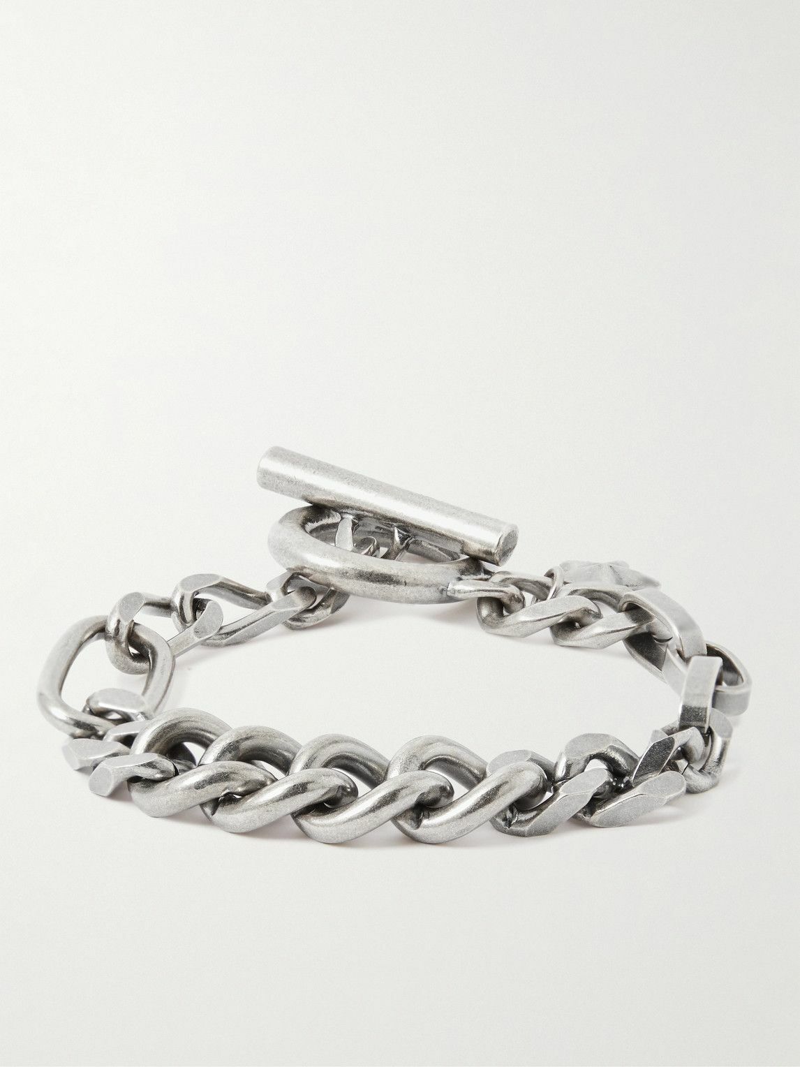 Paul Smith - Burnished Silver-Tone Chain Bracelet Paul Smith