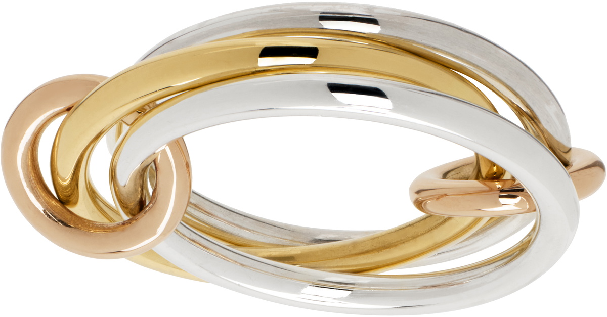 Spinelli Kilcollin Silver & Gold Solarium MX Ring Spinelli Kilcollin