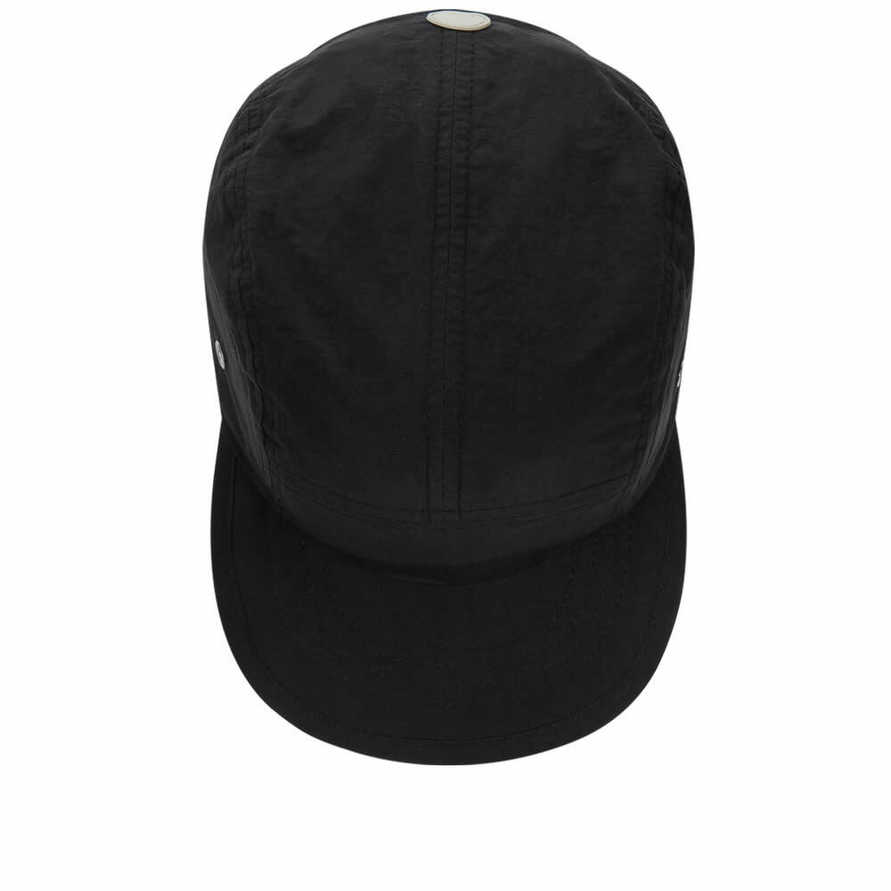 Folk Men's Tech 5 Panel Cap in Black Ripstop Folk