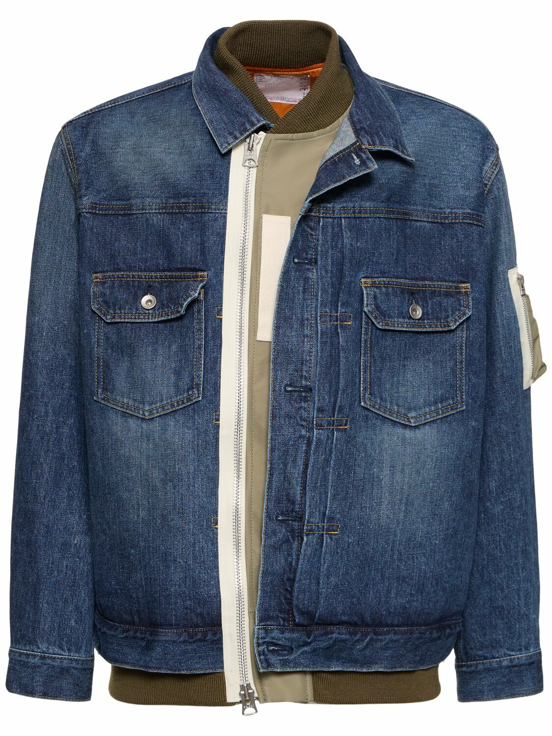 SACAI Denim Zipped Jacket Sacai