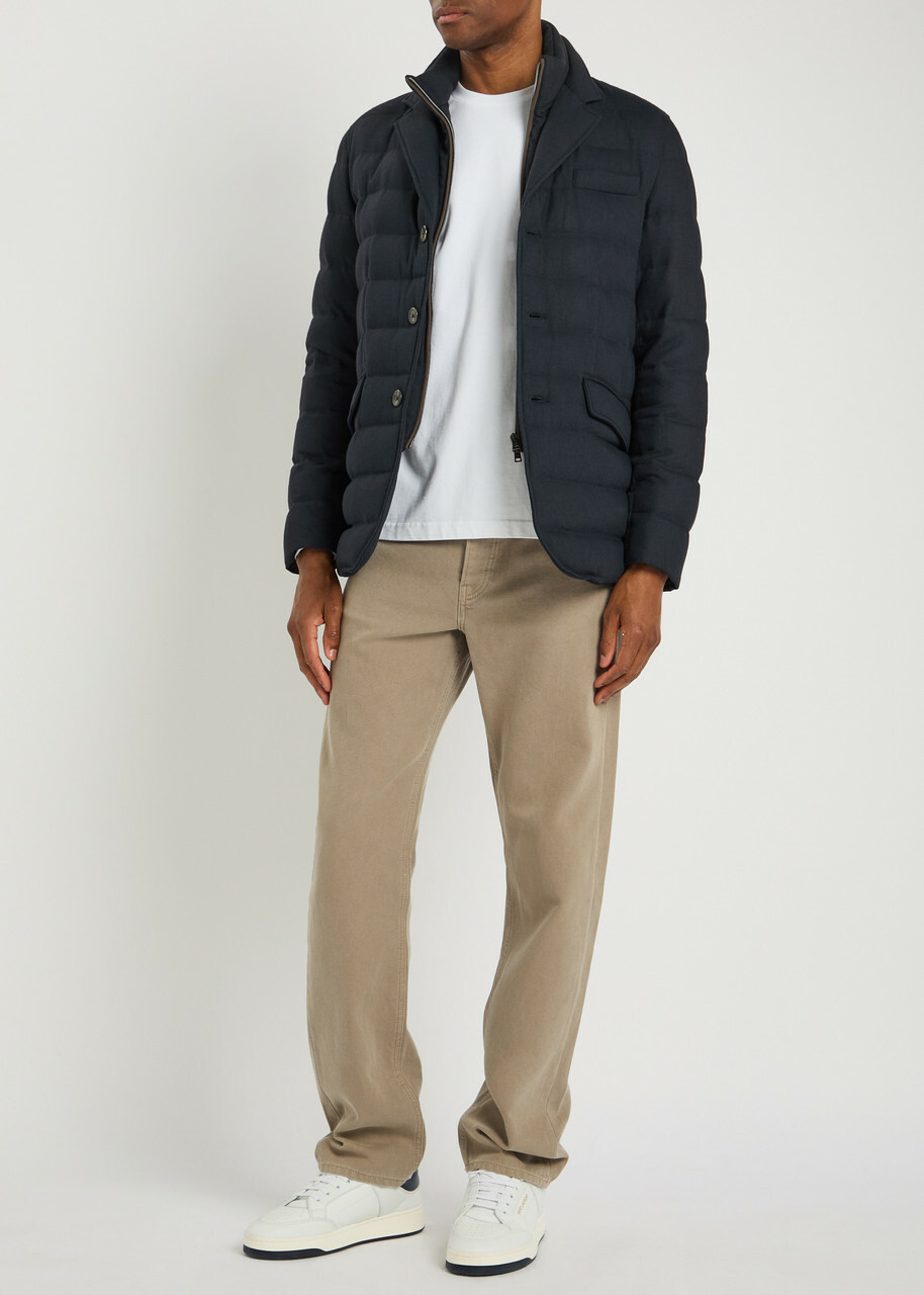 Herno Padded Woven Coat Admiral Herno