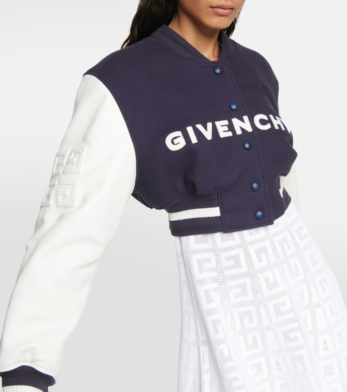 Givenchy 4G cropped varsity jacket Givenchy