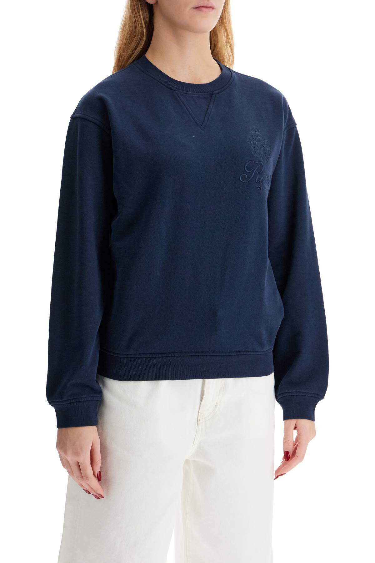 FRAME embroidered frame x ritz paris Blue Frame Denim