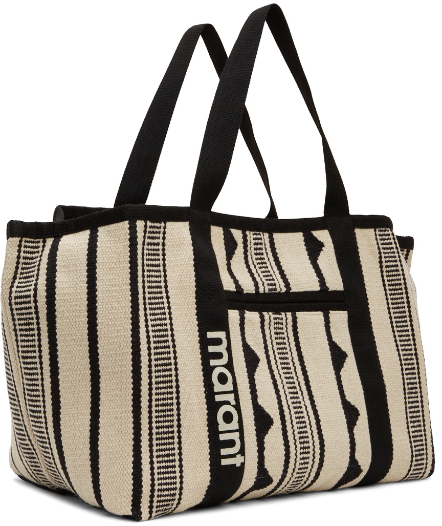 Isabel Marant Off-White & Black Warden Tote Bag Isabel Marant
