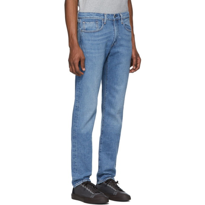 Levis Made and Crafted Blue 502 Regular Taper Jeans Levis Made and Crafted