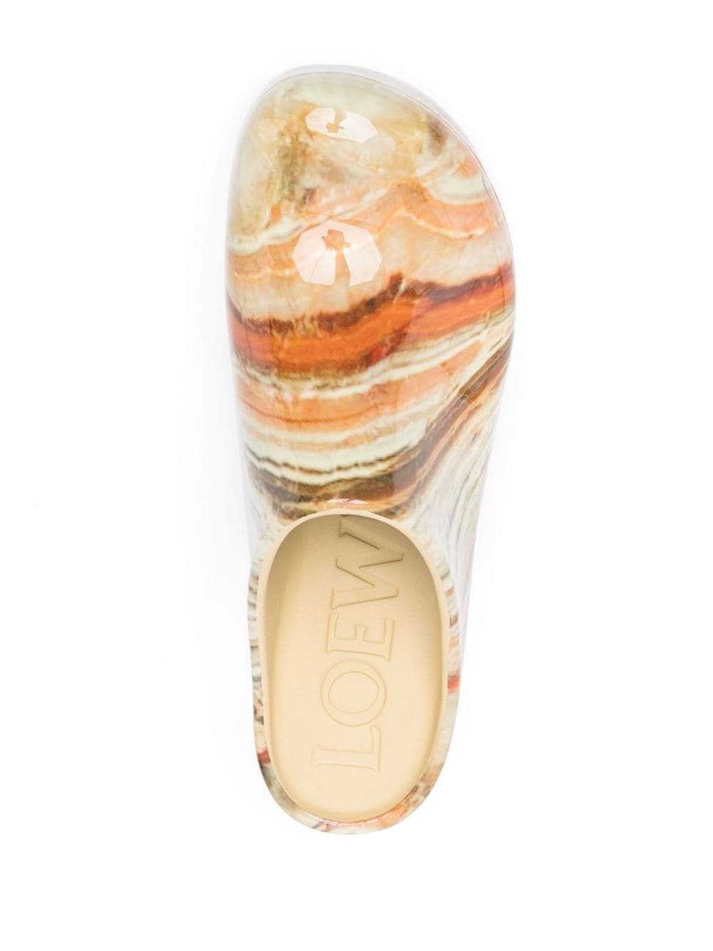 LOEWE - Marble-effect Rubber Clog Loewe