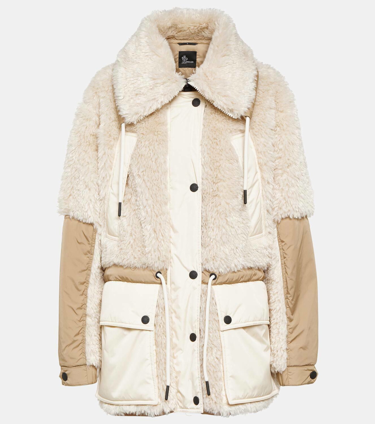 Moncler Grenoble Lauzes Field faux shearling jacket Moncler Grenoble