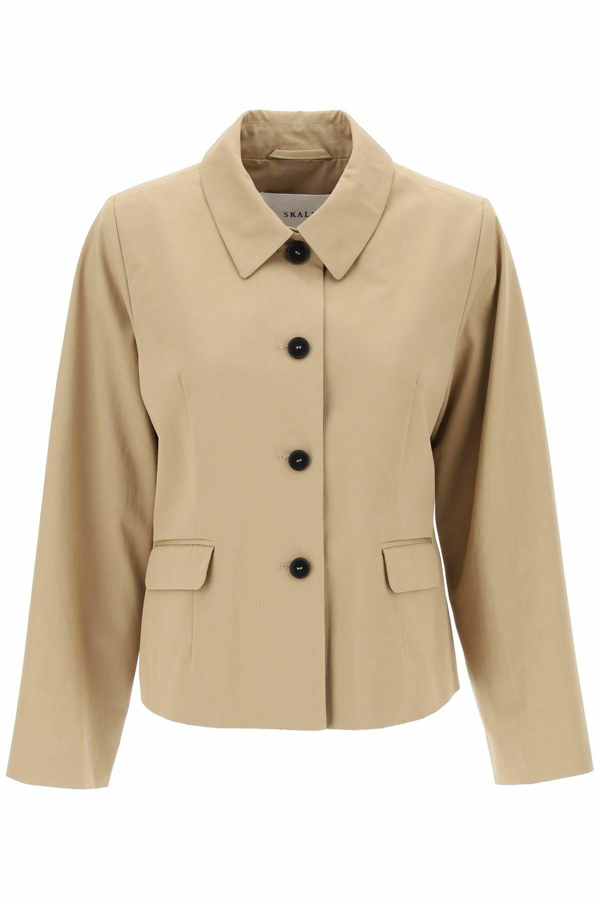 SKALL STUDIO short cotton waterproof jacket named petra in italian ...