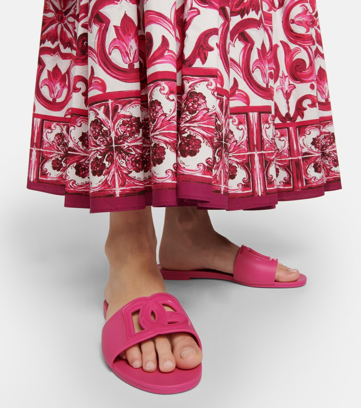 Dolce&Gabbana DG cutout slides Dolce & Gabbana