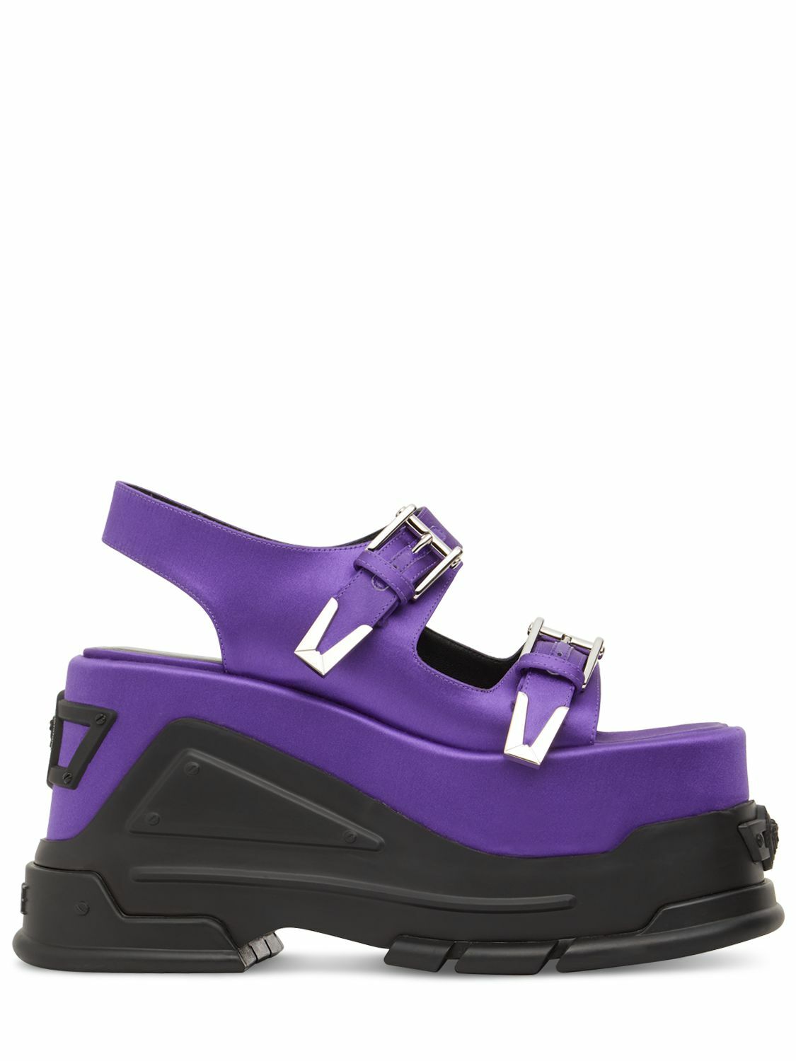 VERSACE - 120mm Satin Wedges Versace