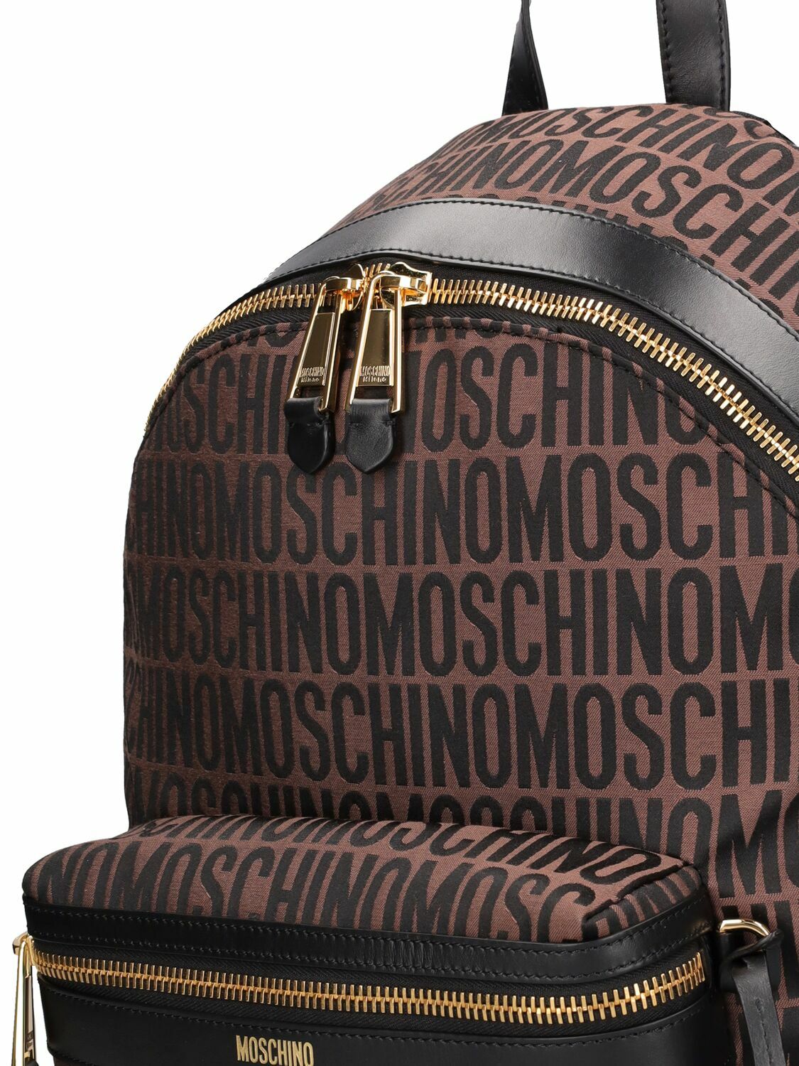 MOSCHINO - Moschino Logo Nylon Jacquard Backpack Moschino