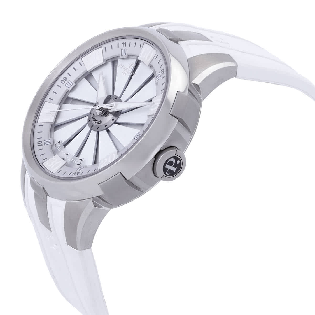 Perrelet Turbine Racing Automatic White Dial Mens Watch A1065/1 Perrelet