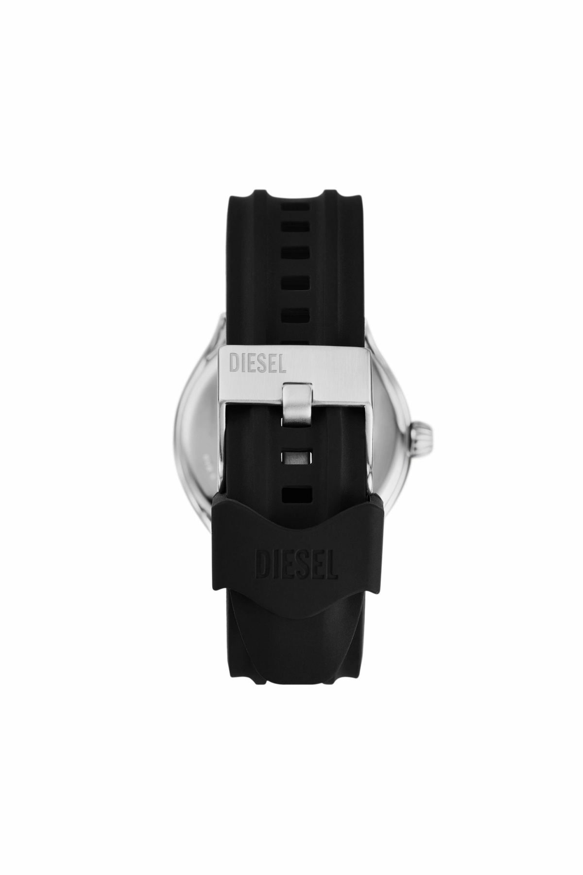 Diesel Streamline three-hand black silicone watch - Timeframes Mens in ...