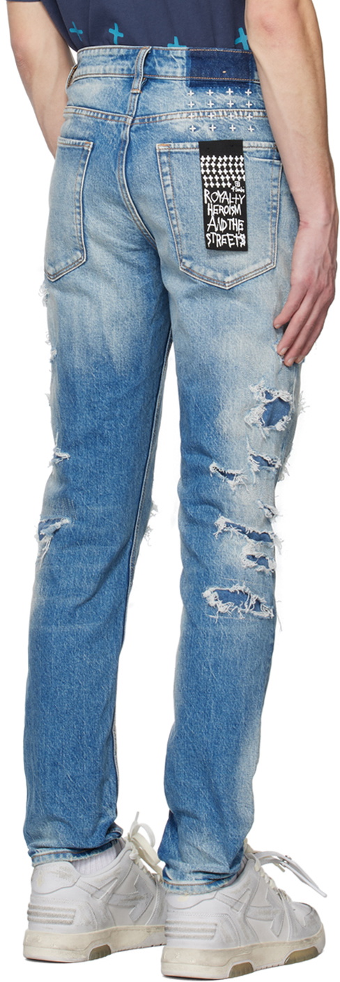 Ksubi Blue Van Winkle Tektonik Dialled Jeans Ksubi