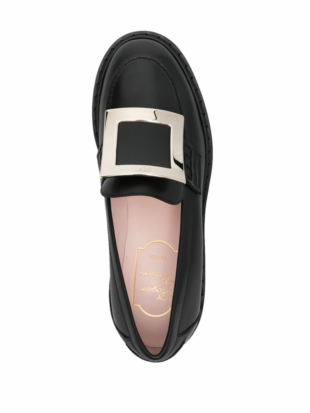 ROGER VIVIER - Viv Ranger Leather Loafers Roger Vivier