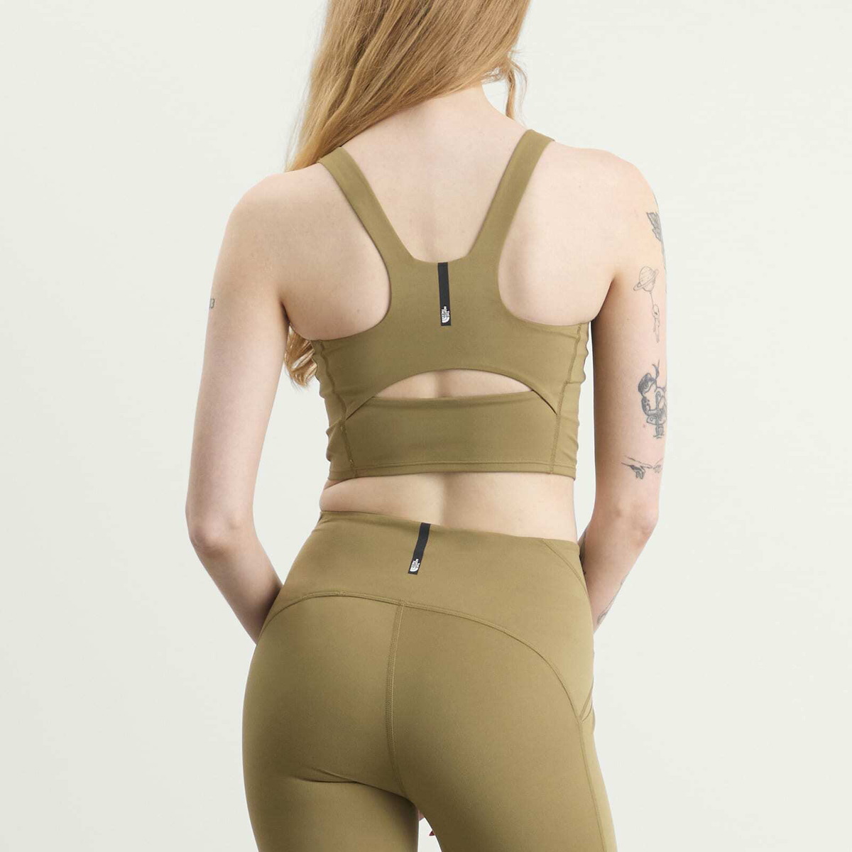 The North Face Women's Jaida Long Line Bra in Cedar The North Face