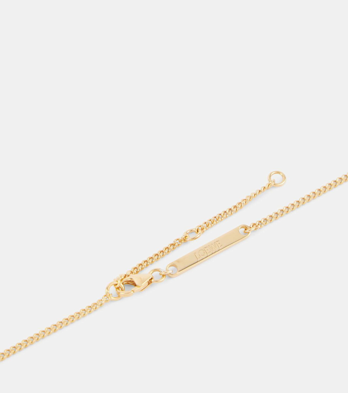 Loewe Anagram sterling silver necklace Loewe