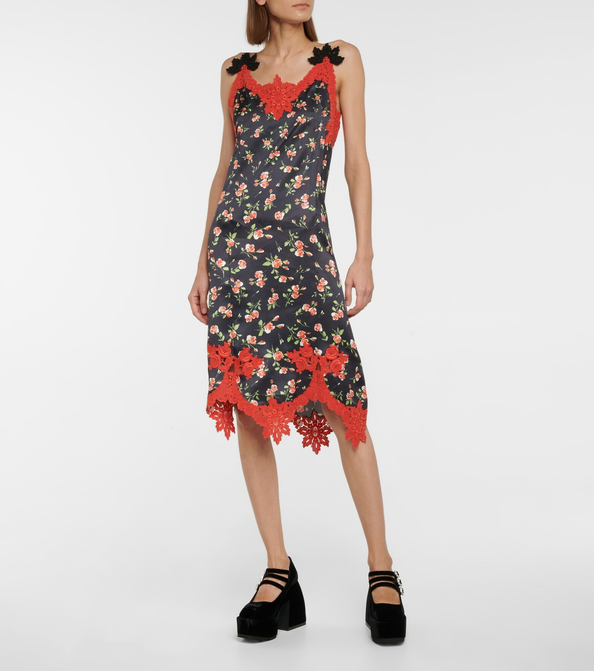 Paco Rabanne - Floral printed midi dress Paco Rabanne