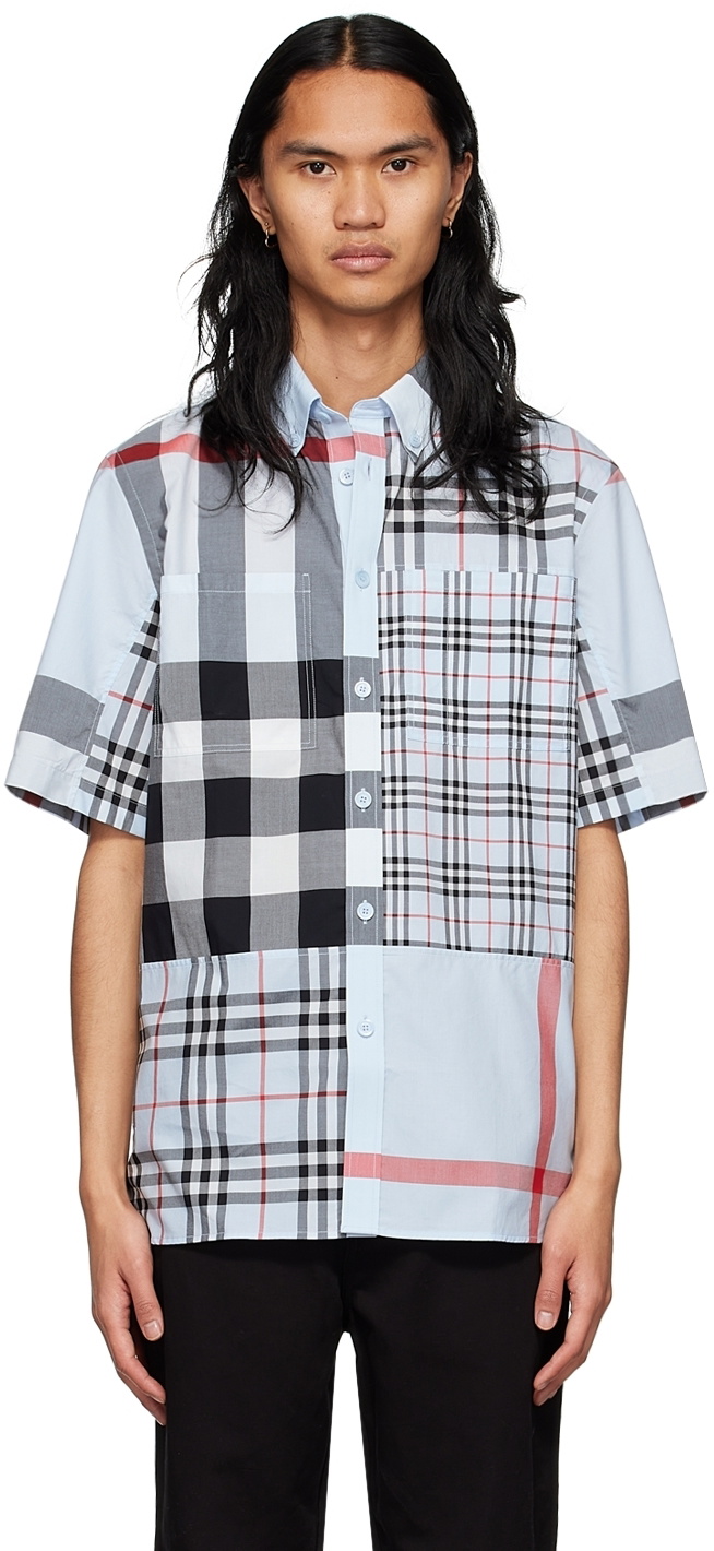 Burberry Blue Vintage Check Shirt Burberry