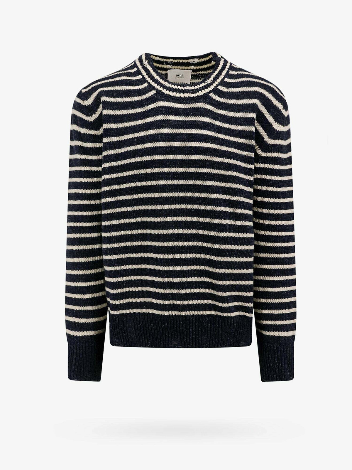 Ami Paris Sweater Blue Mens AMI